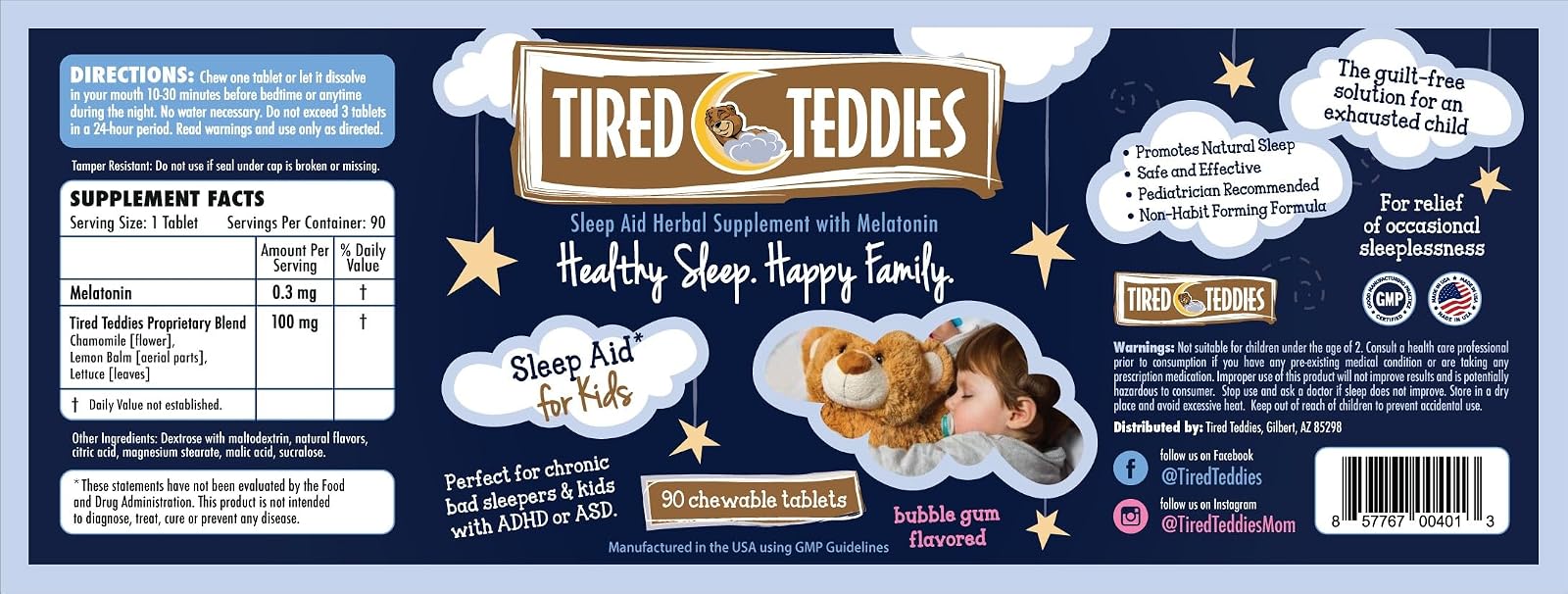 gentle melatonin support for kids