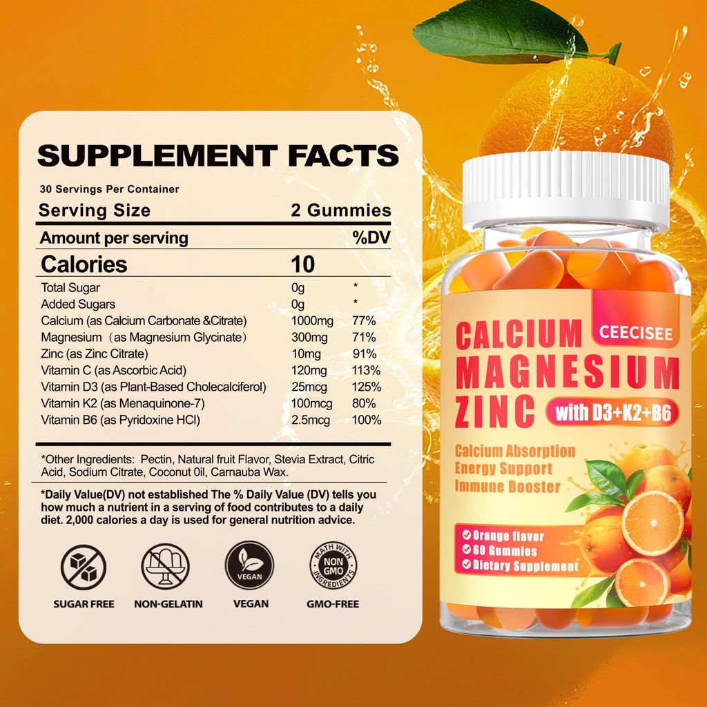 gentle on stomach calcium gummies