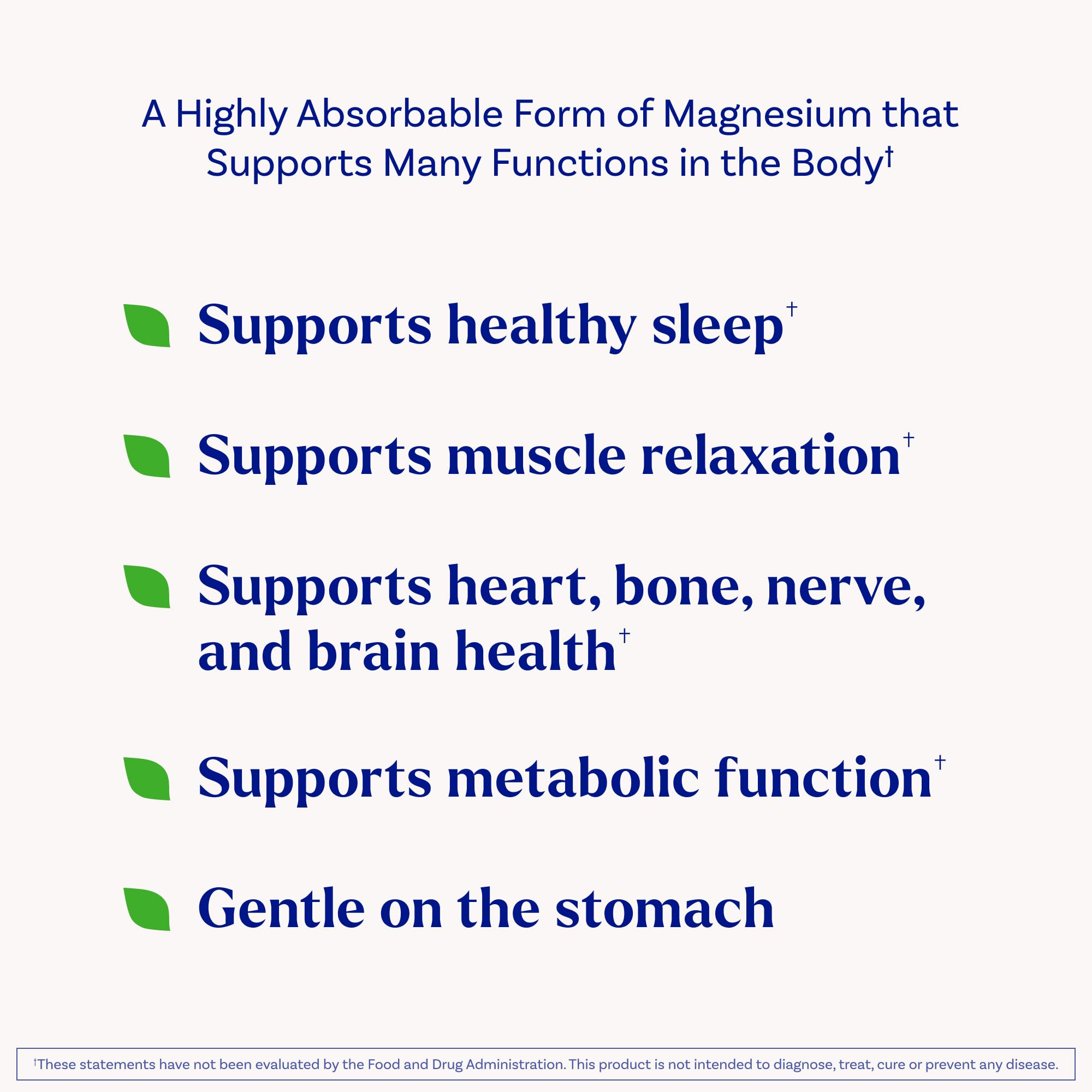 Gentle on stomach magnesium supplement