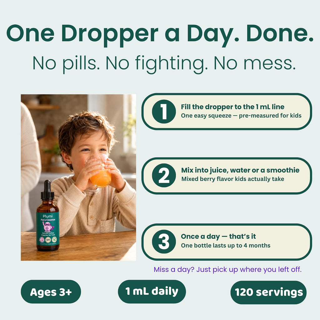 Gentle parasite cleanse for young ones