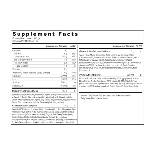 Genuine Health Greens 510g tub