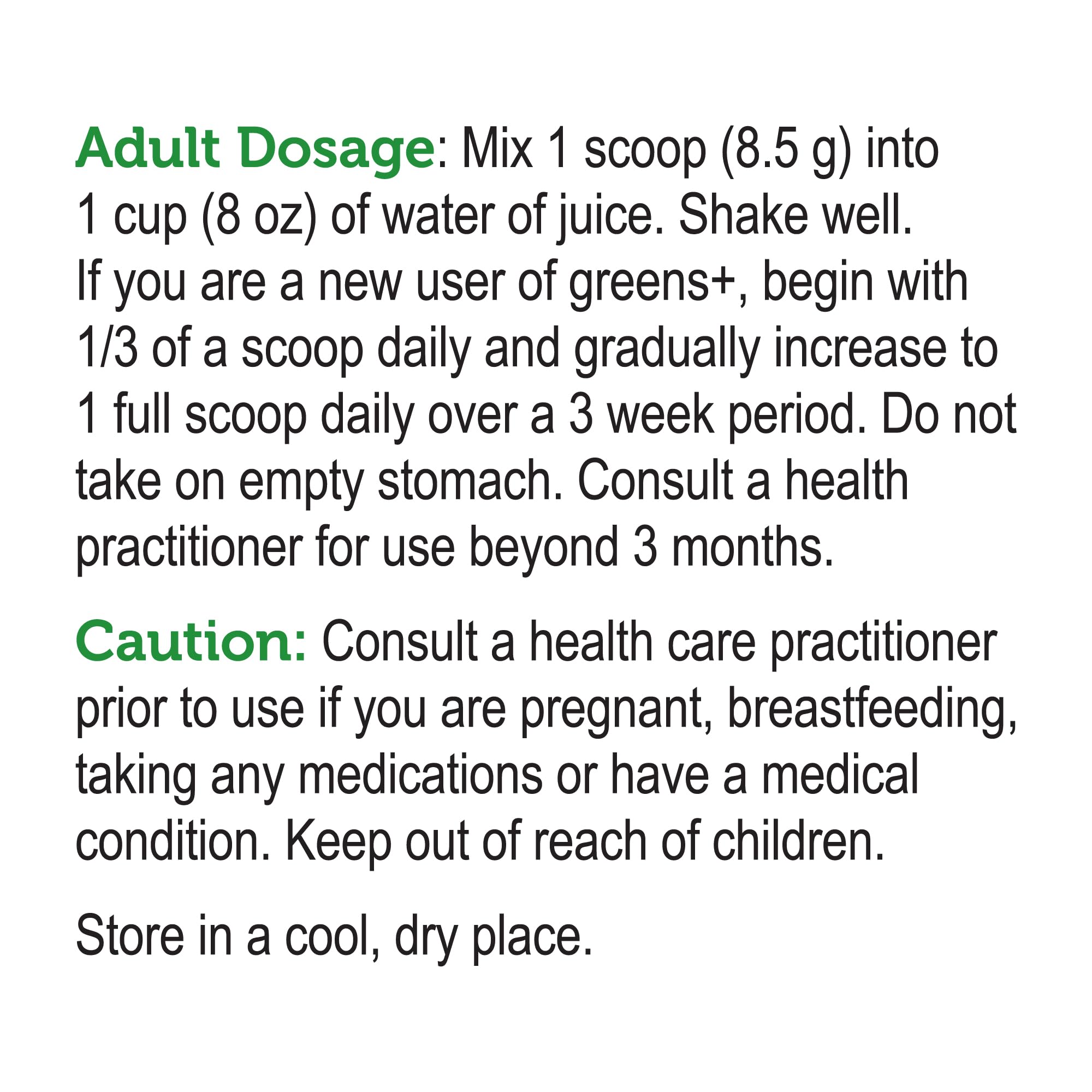 Genuine Health Greens health benefits