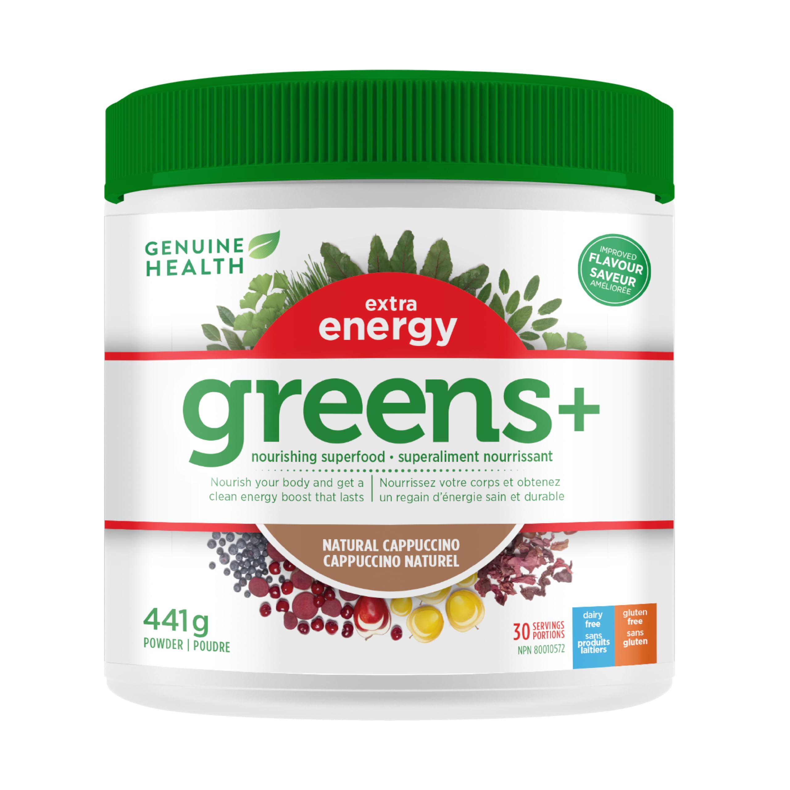 Genuine Health greens superfood powder