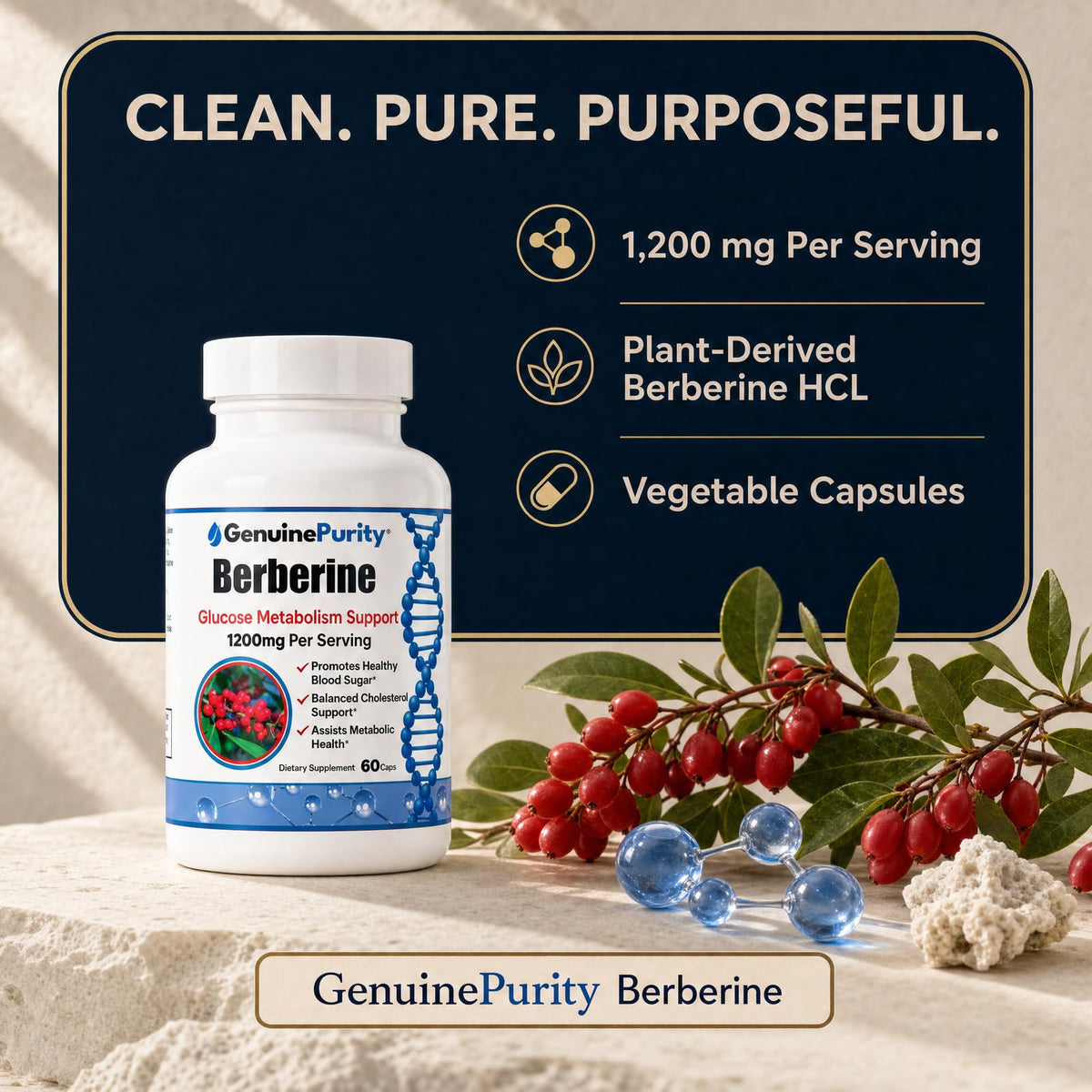 GenuinePurity vegan capsules for wellness