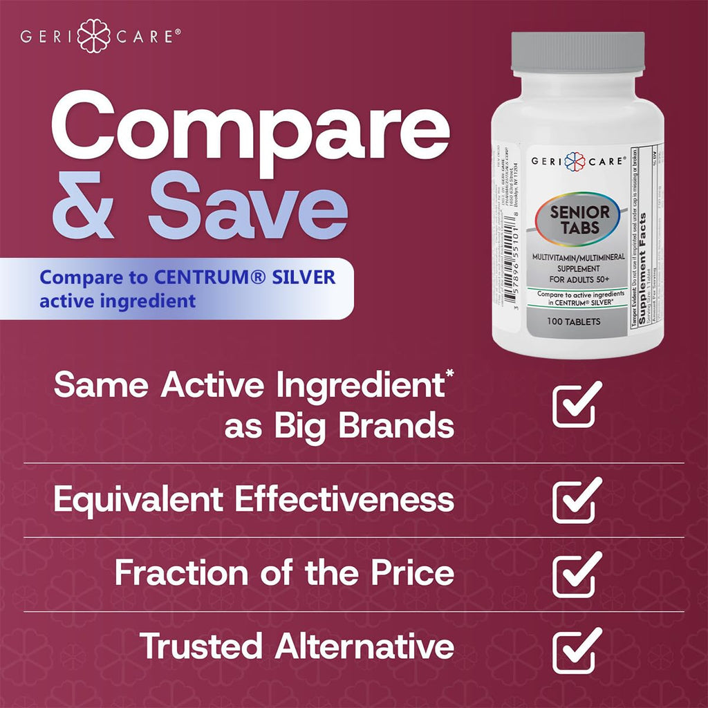 GeriCare 100 tablets for health