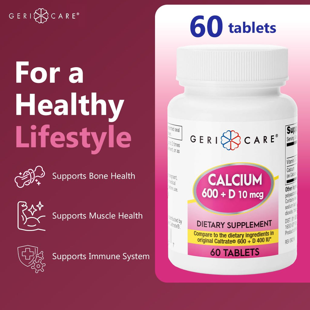 GeriCare Calcium for improved bone density