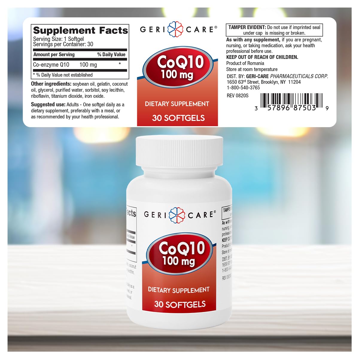 GeriCare coq10 antioxidant benefits