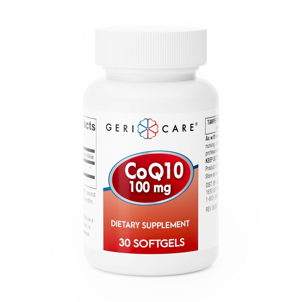 GeriCare CoQ10 softgels for heart health