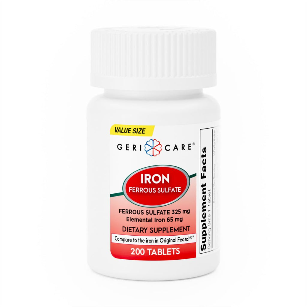 GeriCare ferrous sulfate iron supplement