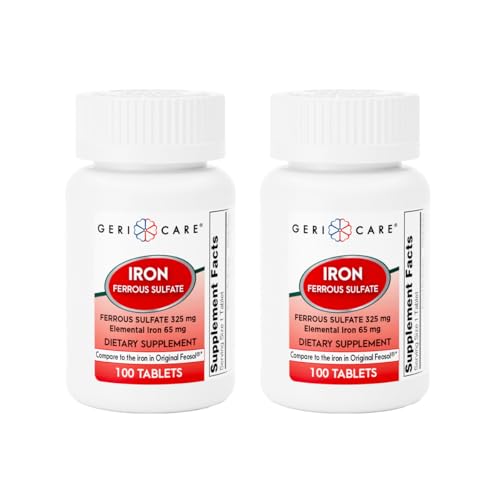 GeriCare Ferrous Sulfate iron supplement