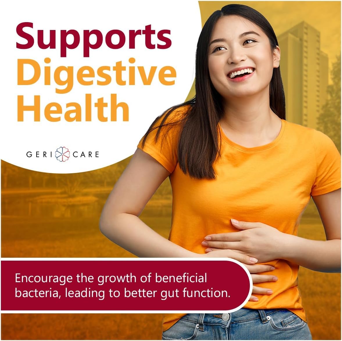 GeriCare gummies for healthy gut flora