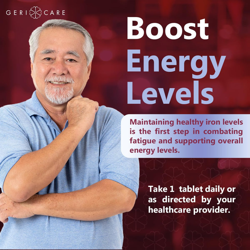 Gericare iron for improved vitality