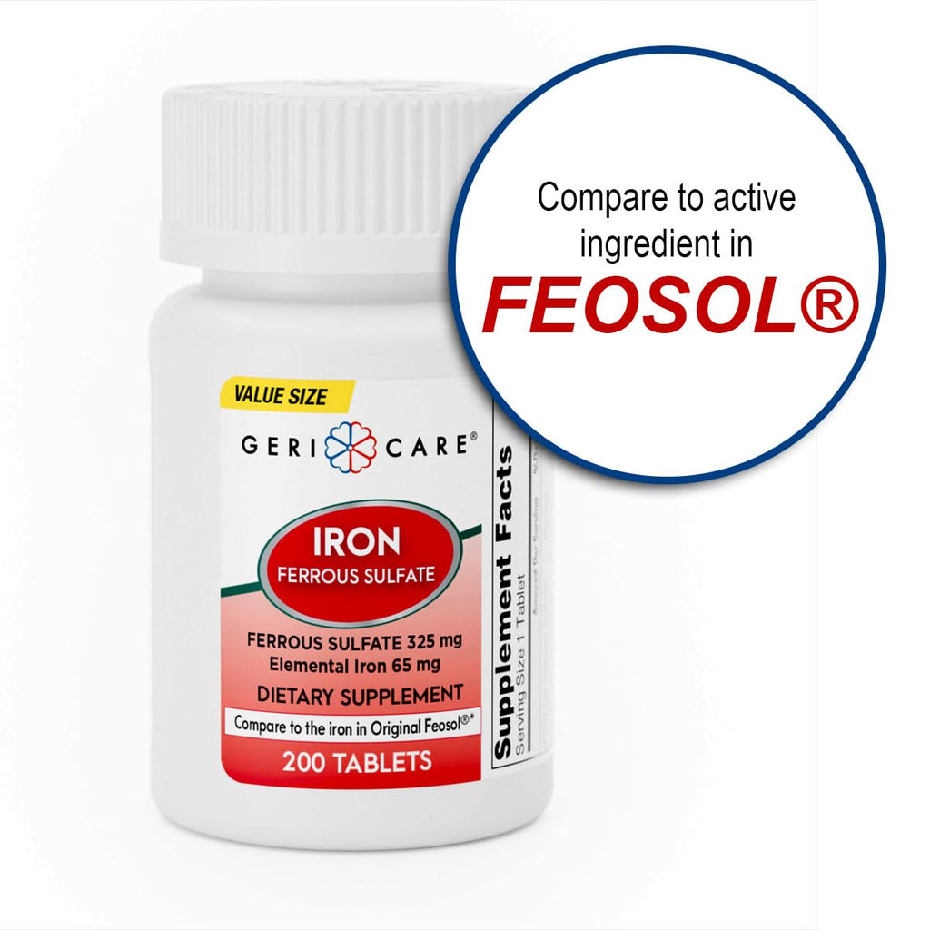 GeriCare iron tablets for vitality