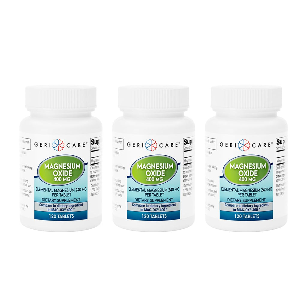 GeriCare magnesium oxide for muscle function