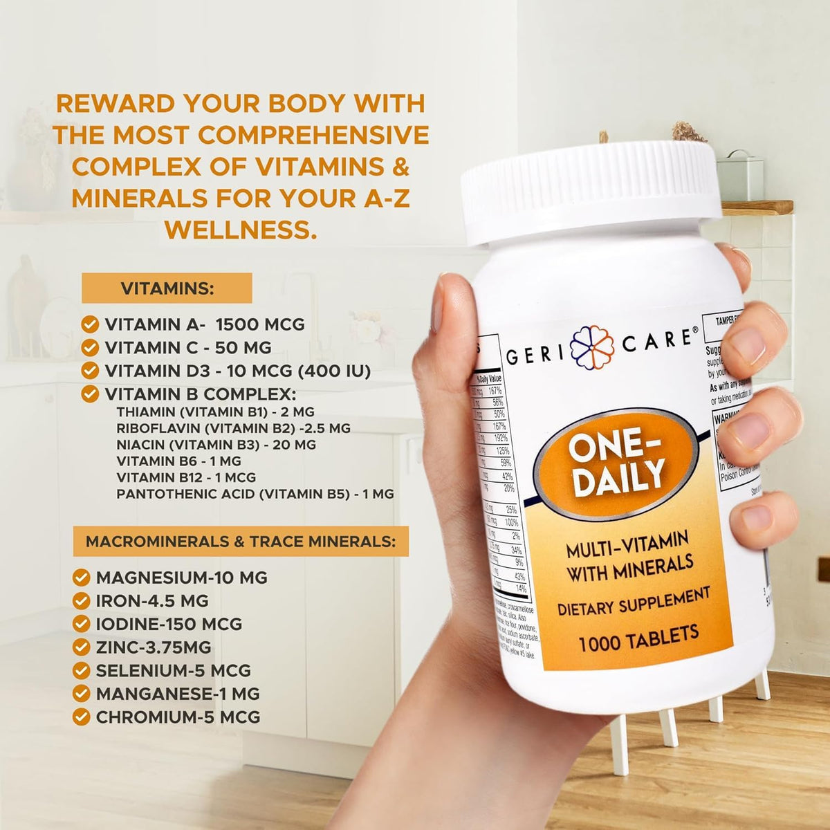 GeriCare multivitamin for men and women