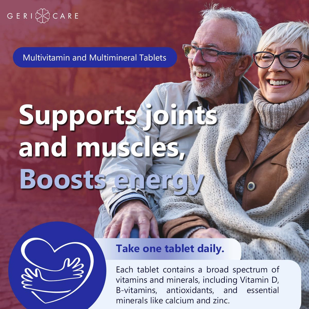 GeriCare multivitamins for active lifestyles