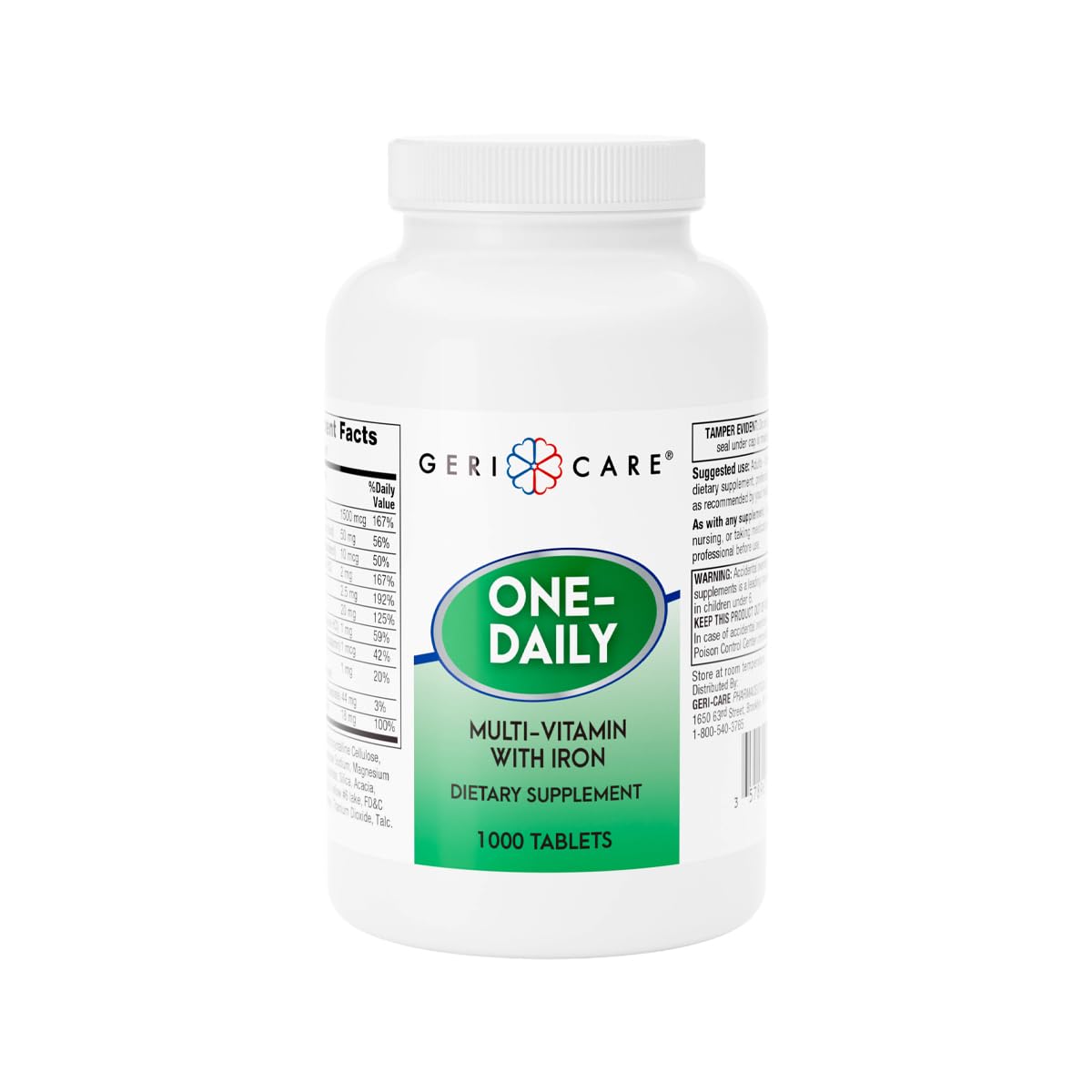 GeriCare multivitamins for daily health