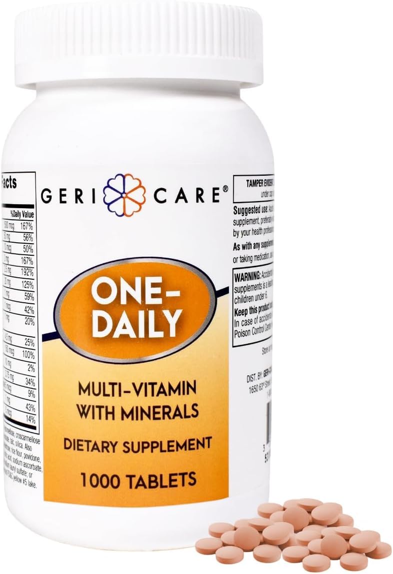 GeriCare multivitamins for daily health