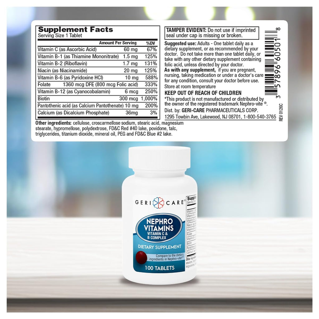 GeriCare tablets for daily wellness