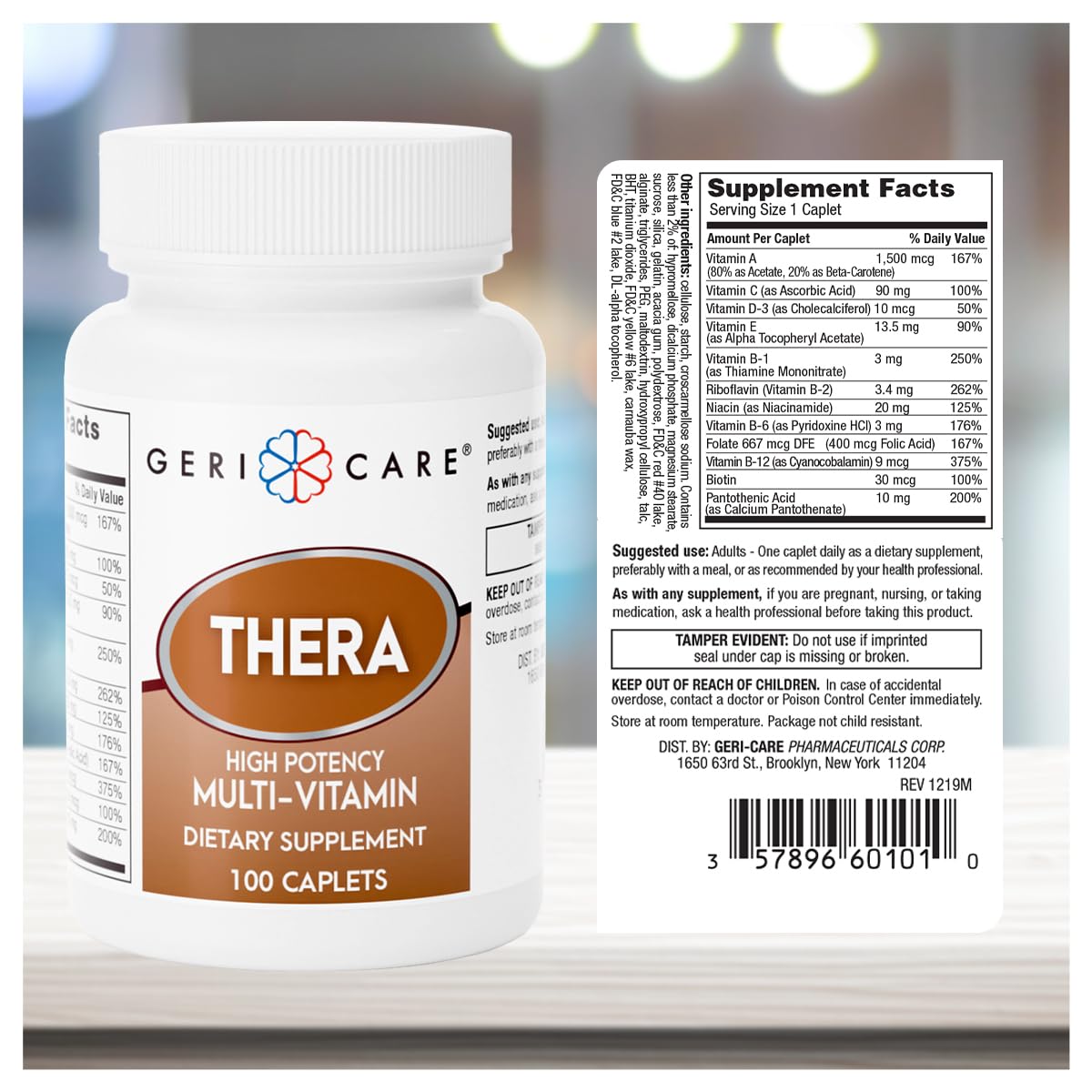 GeriCare Thera immune support vitamins