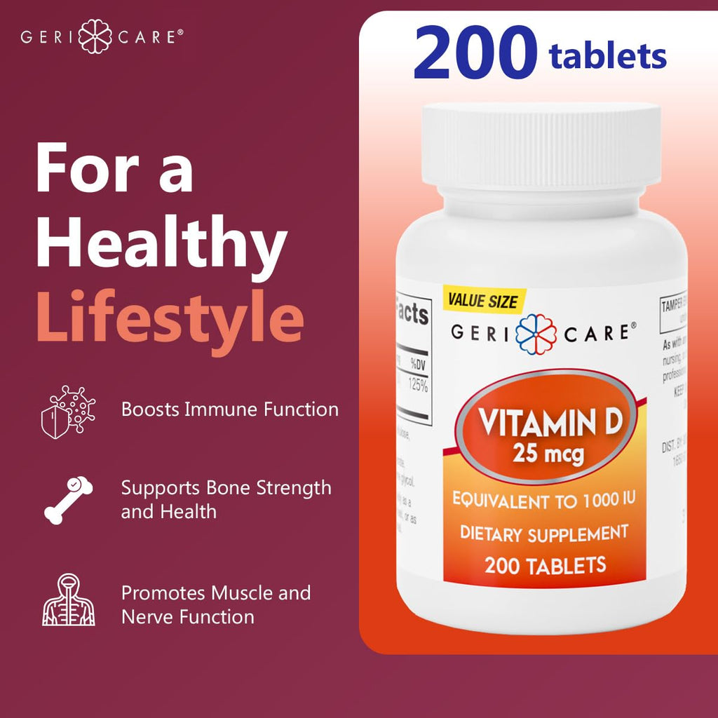 GeriCare vitamin D-3 for daily wellness