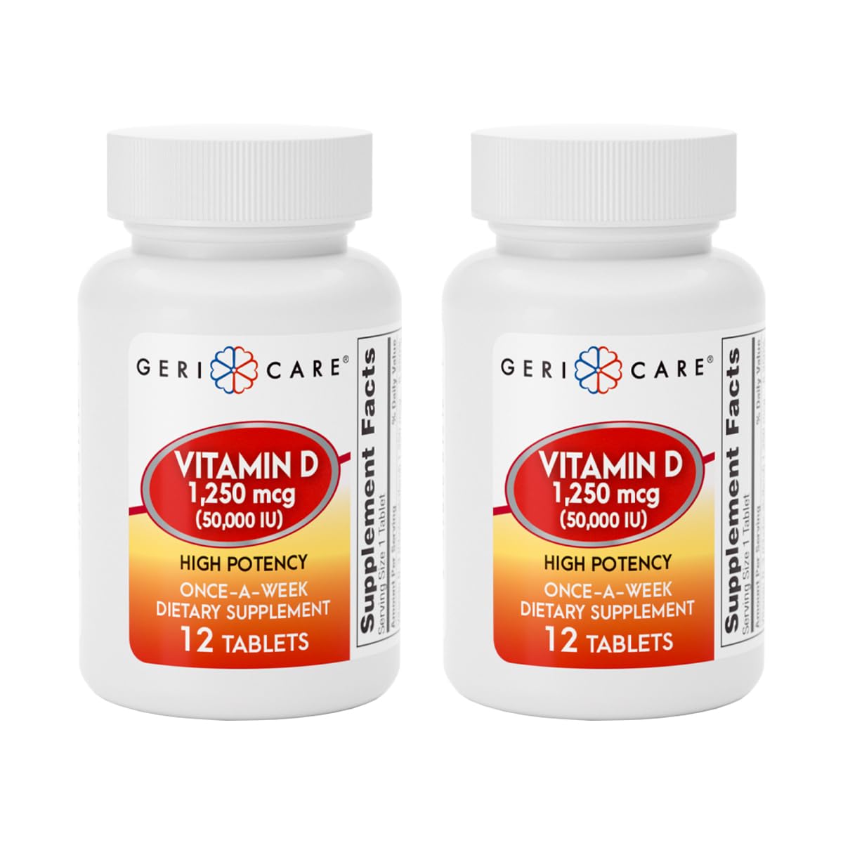 GeriCare vitamin D softgels for immunity