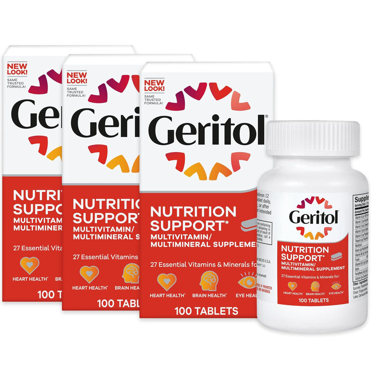 Geritol multivitamins for daily health