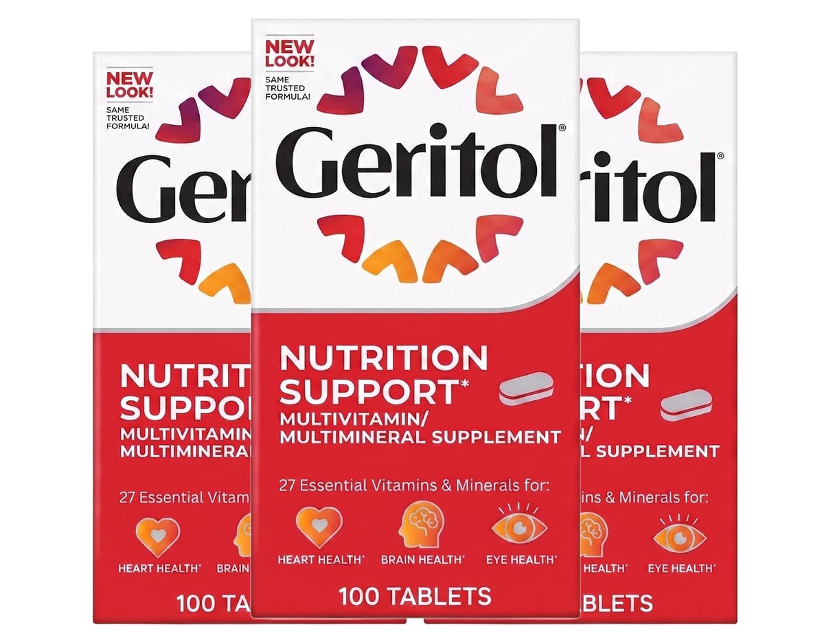 Geritol multivitamins for daily health