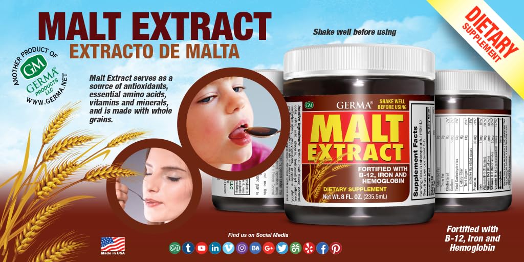 Germa malt extract for enhanced wellness
