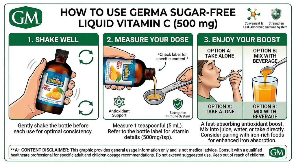 Germa vitamin c 4 oz bottle