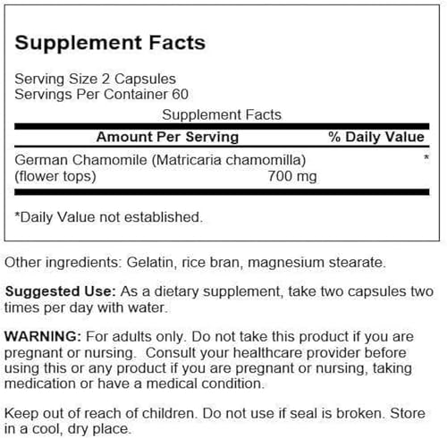 German chamomile for stress support