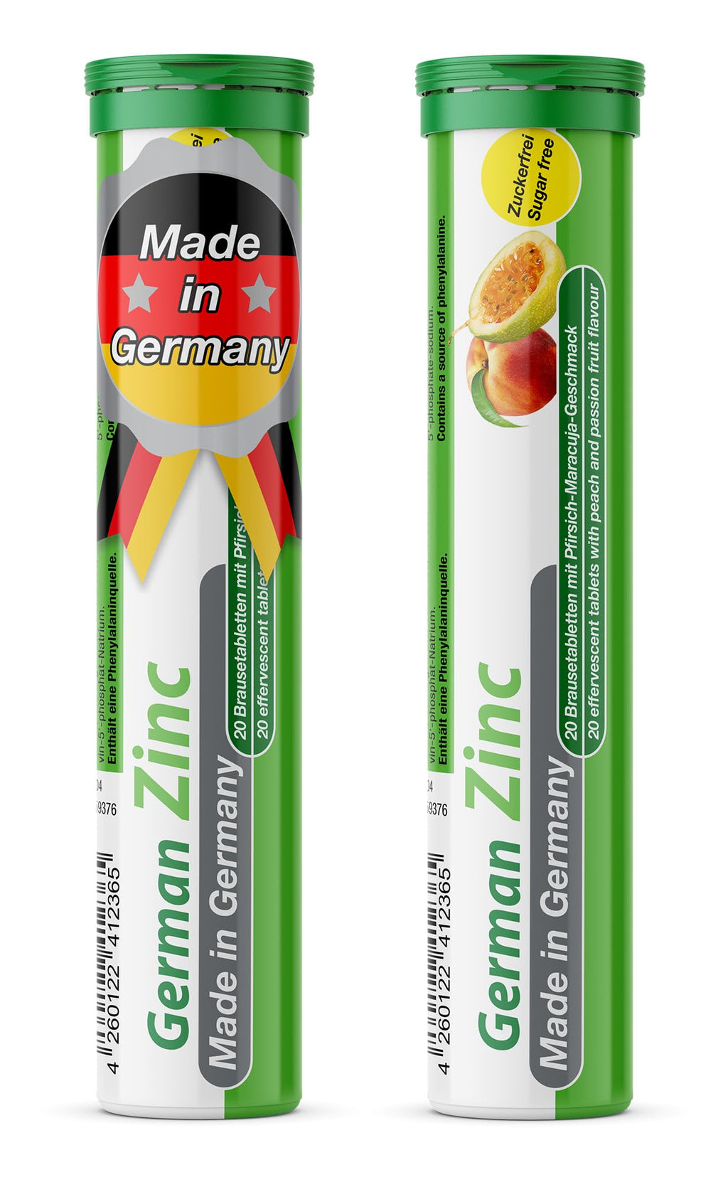 German zinc effervescent tablets
