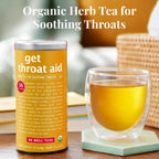Get Throat Aid tea for soothing relief