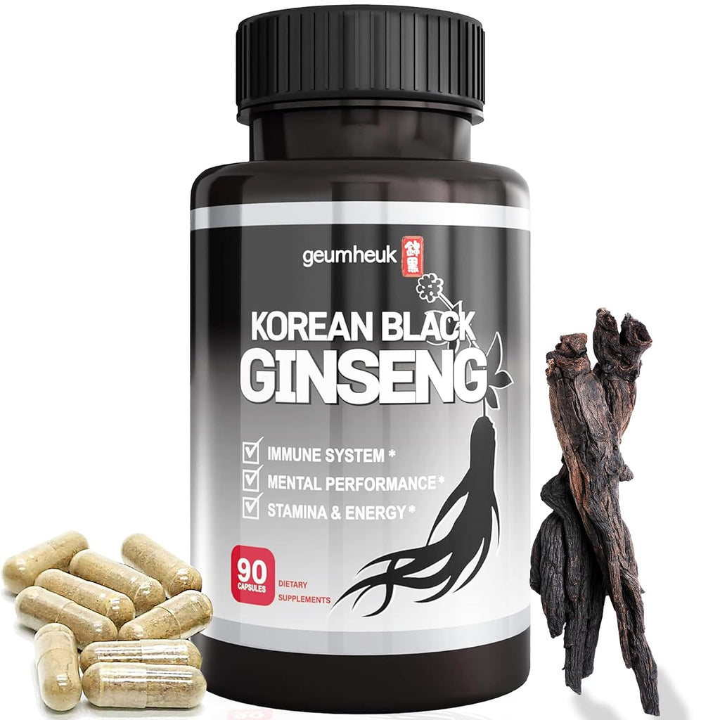 GeumHeuk Korean black ginseng capsules