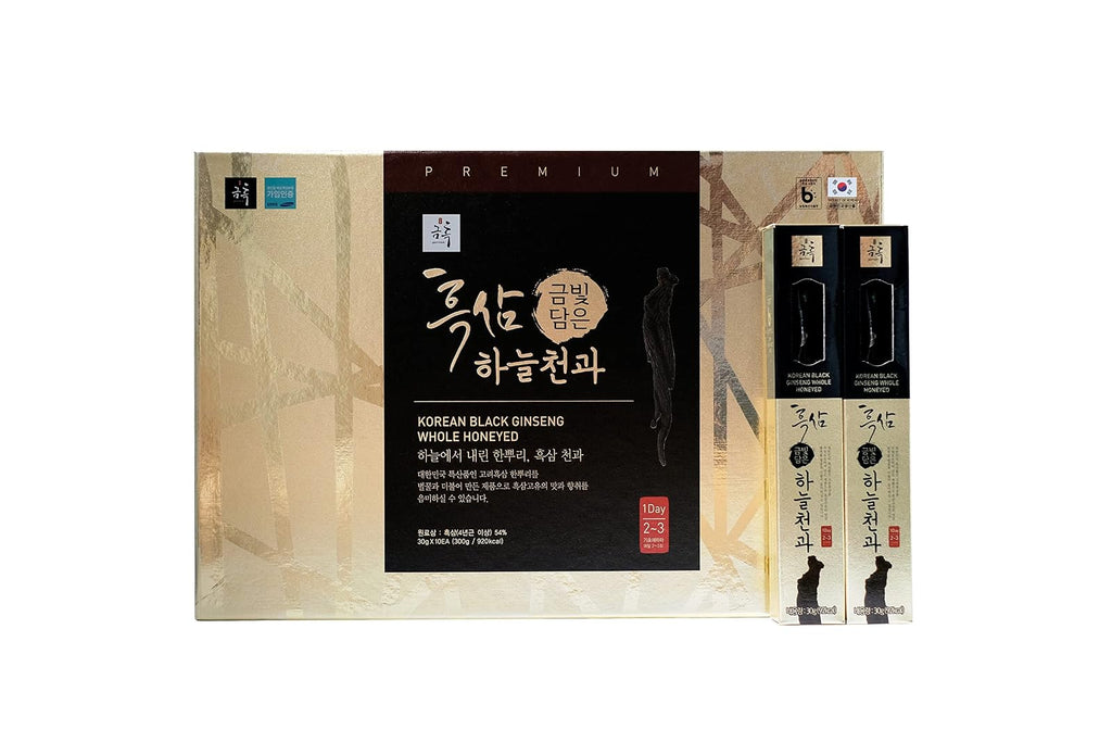 GeumHeuk Korean black honey ginseng root