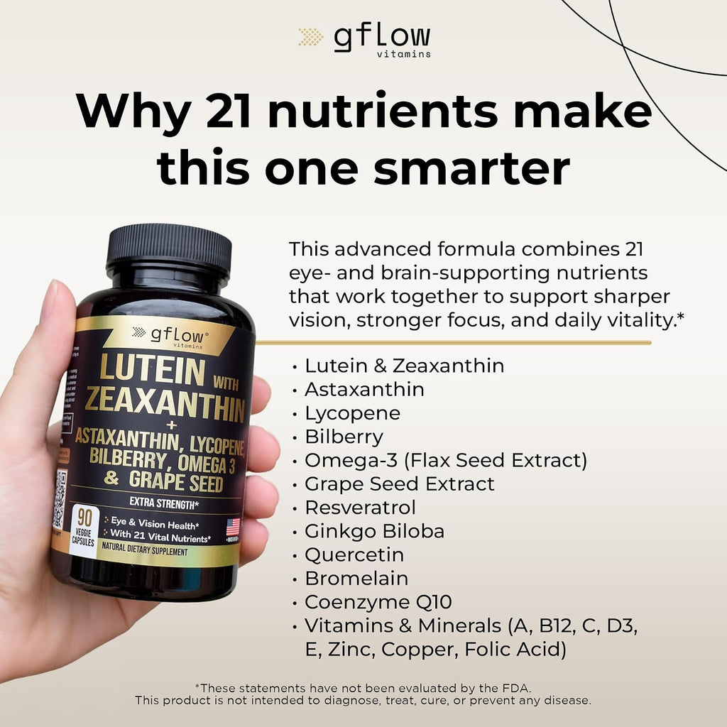 gflow 20 mg Lutein supplement