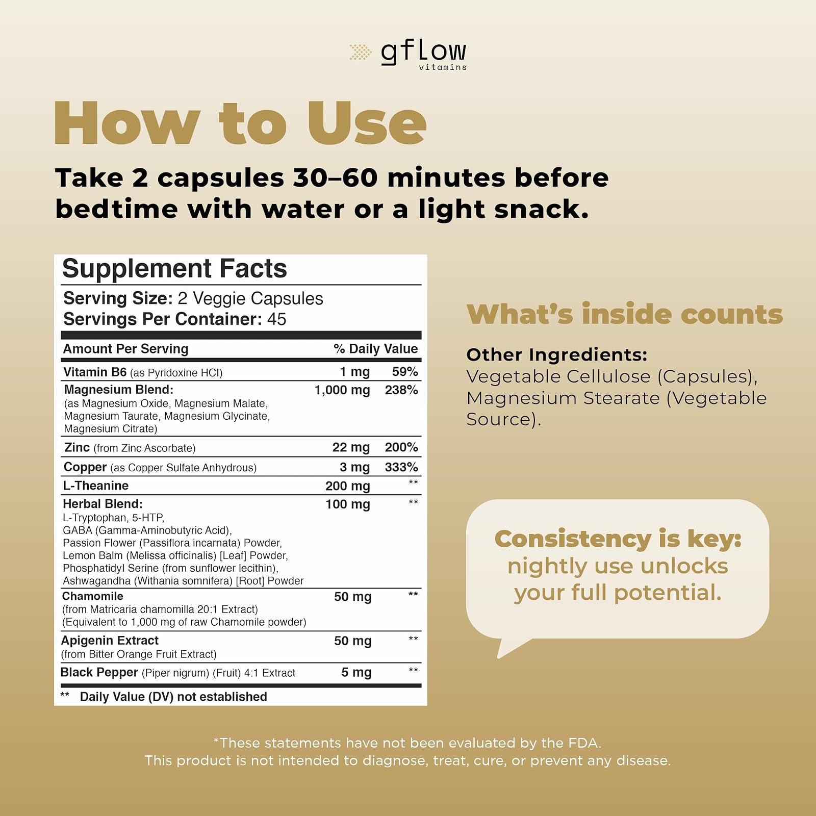 Gflow Apigenin supplement for seniors