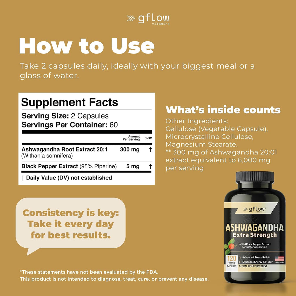 gflow ashwagandha for enhanced focus