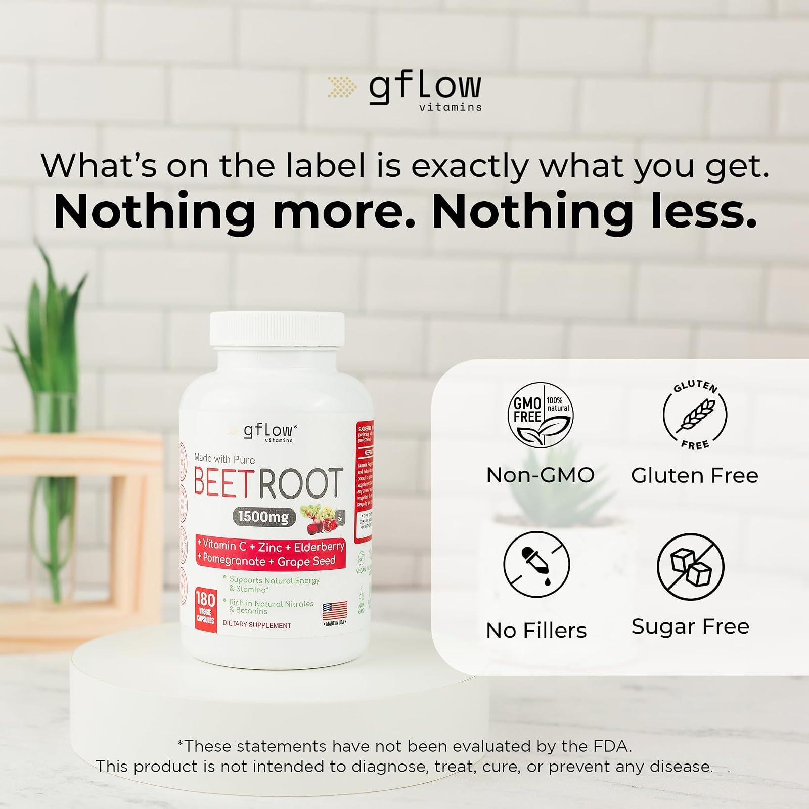 gflow beet root for improved circulation