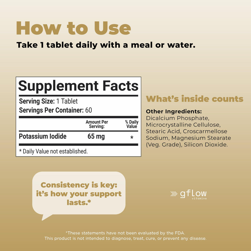 Gflow potassium for heart health