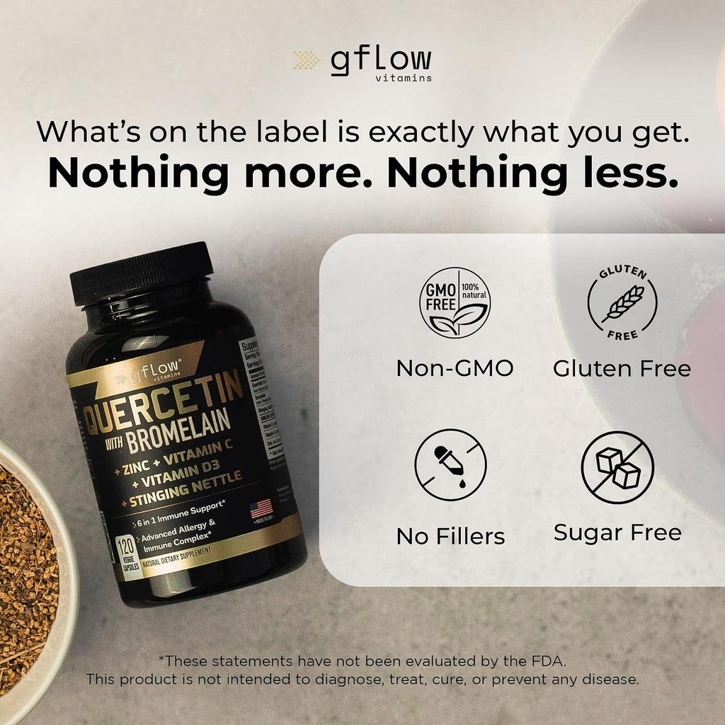 gflow Quercetin for seasonal allergies