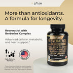 gflow Resveratrol antioxidant support for wellness
