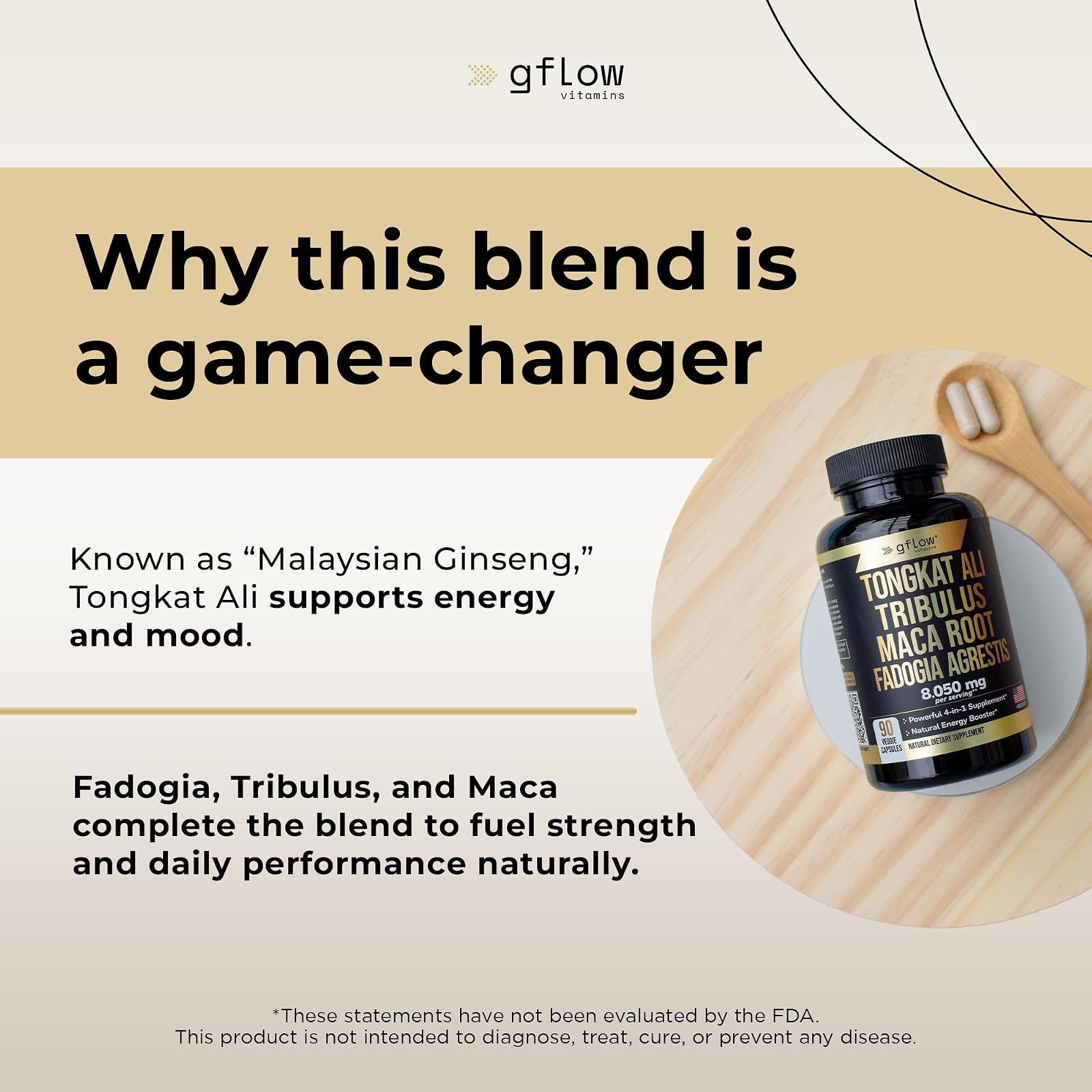 gflow Tongkat Ali natural vitality support