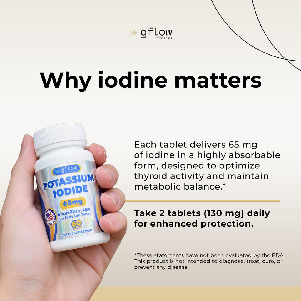 Gflow vitamins potassium for energy
