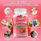 GGMMUU L-Lysine gummies for cold sores