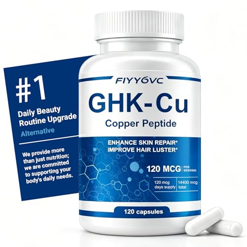GHK-Cu copper peptide capsules for skin health