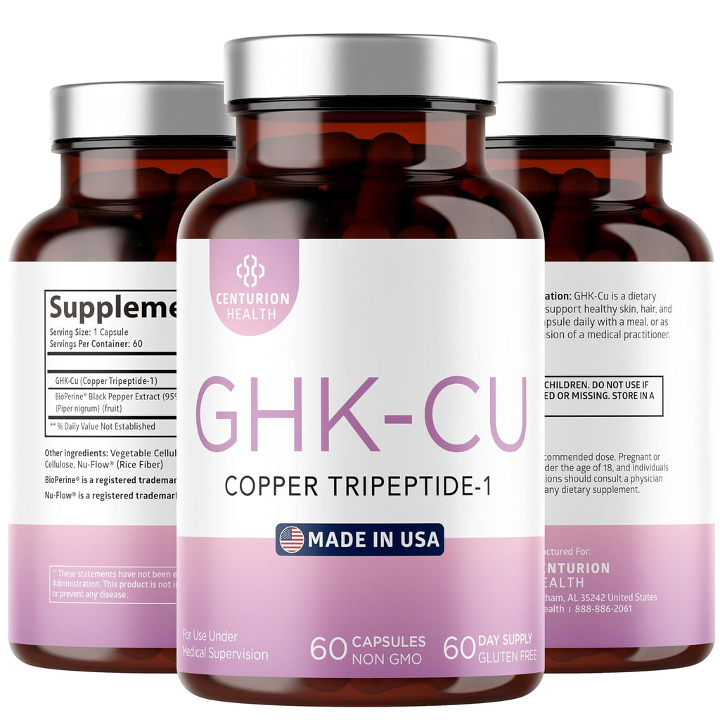 GHK-Cu copper peptide capsules