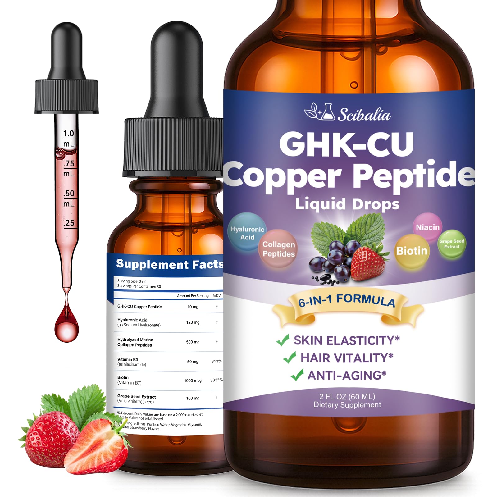 GHK-CU peptide supplement for wellness