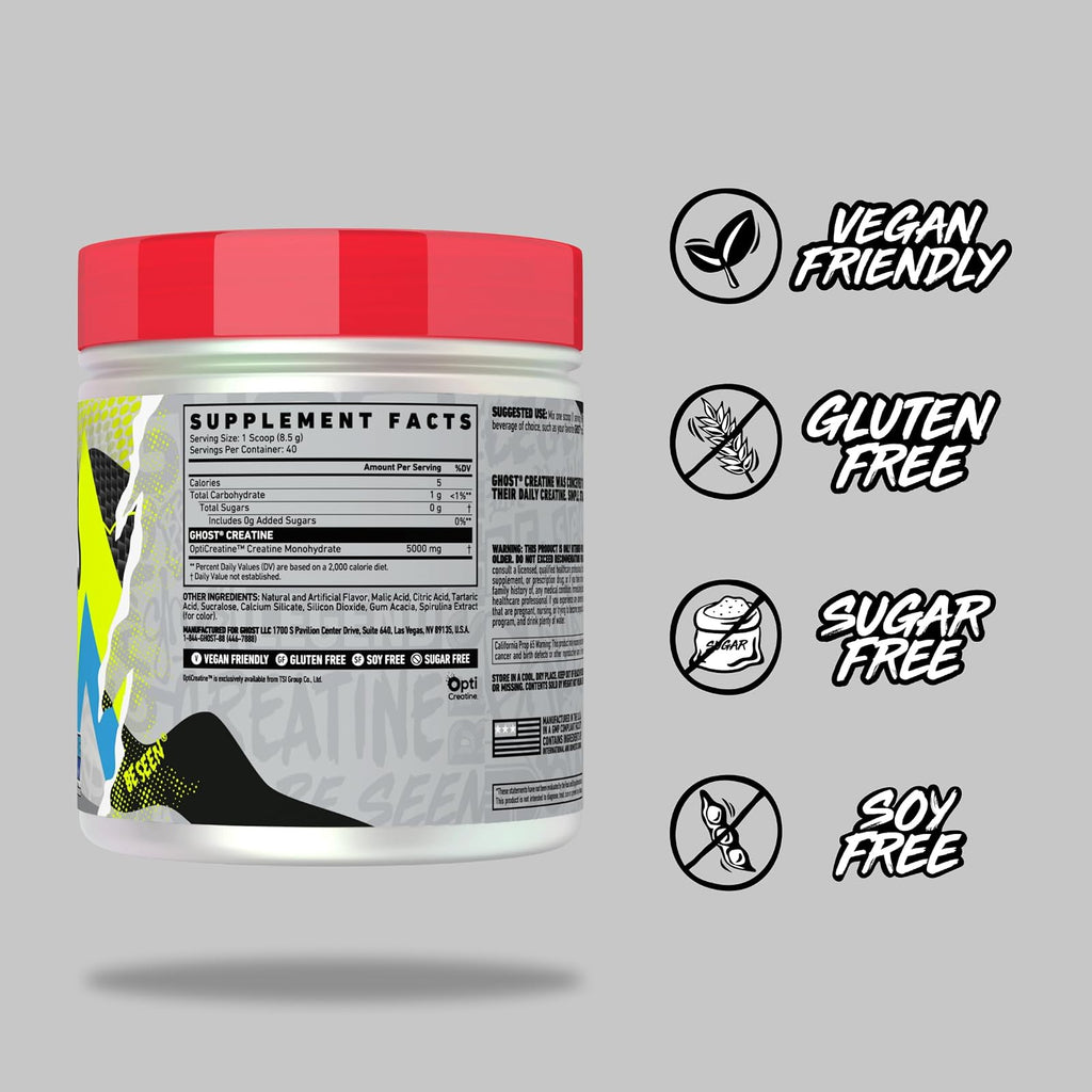 GHOST creatine for enhanced athletic performance