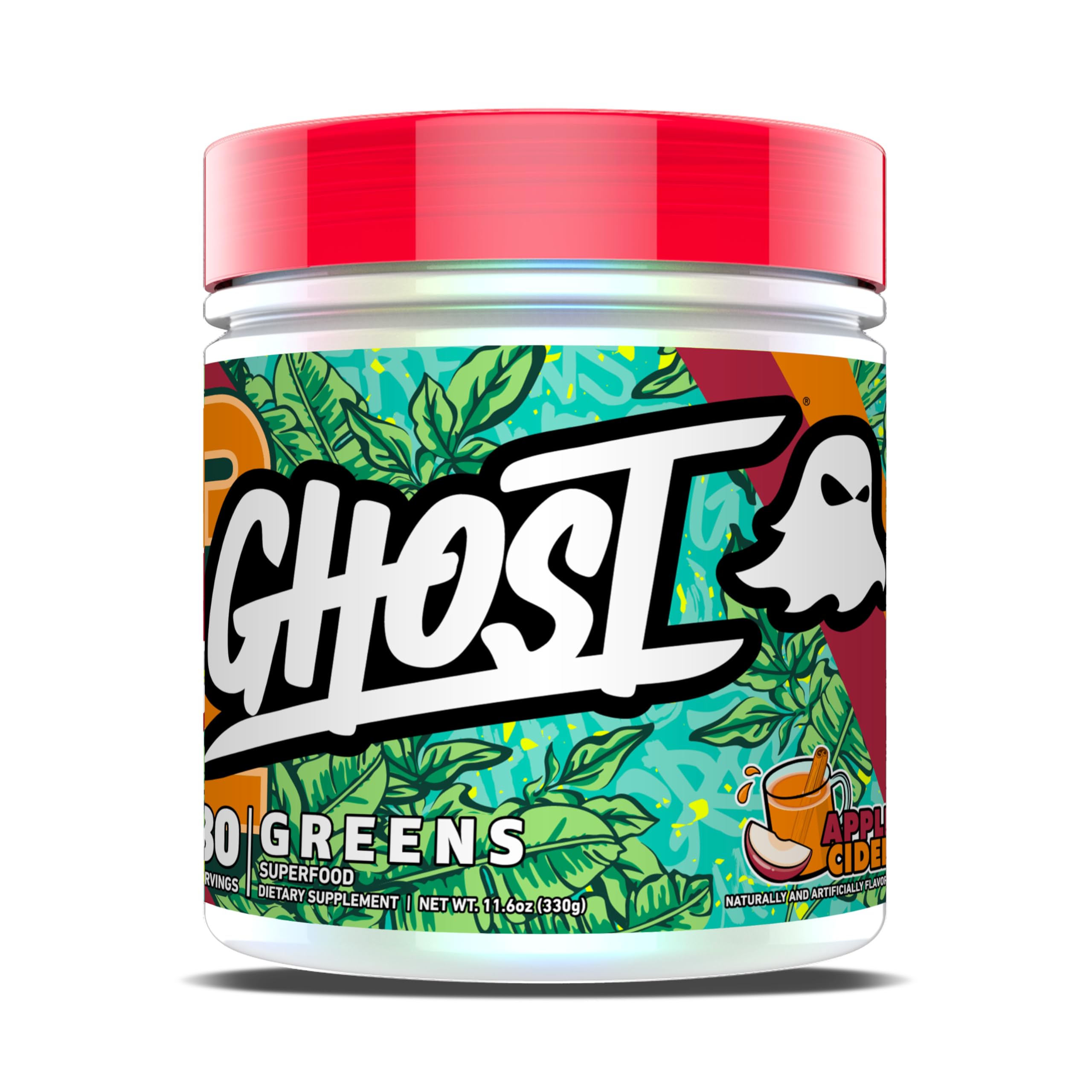GHOST Greens Powder chlorella supplement